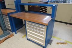 Machines Used | Stanley Vidmar Cabinet Base Work Bench with Maple Top ...