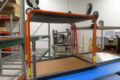 Machines Used | Uline 3-Tier Rolling Wire Rack with Contents of (2) Carts