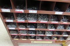 Machines Used | Lawson Products Metal 80 Bin Fastener Cabinet with ...