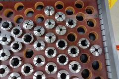 Machines Used | Assorted 5C Collets, Mostly Hardinge with Rack