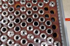 Machines Used | Assorted 5C Collets, Mostly Hardinge with Rack