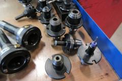 Machines Used | Quick Change Tool Holders with R8 Shanks and Assorted ...
