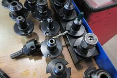 Machines Used | Quick Change Tool Holders with R8 Shanks and Assorted ...