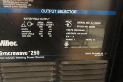 Machines Used | Miller Syncrowave 250 AC/DC Tig Welder with, ESAB ...
