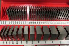 Machines Used | Starrett Webber Gage Block Set, Complete, .1001" to 4", Grade 3-2