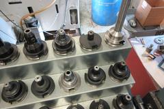 Machines Used | Cat 40 Tool Holders with Hurco Retention Knobs. End ...