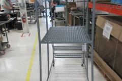 Machines Used | Uline Rolling Warehouse Stair, 41" Top Tread Height, 24 ...
