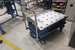 Machines Used | Dandy 1100lb Capacity Hydraulic Lift Cart with ...