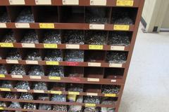 Machines Used | Lawson Products Metal 80 Bin Fastener Cabinet with ...