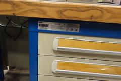 Machines Used | Stanley Vidmar Cabinet Base Work Bench with Maple Top ...