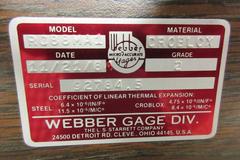 Machines Used | Starrett Webber Gage Block Set Including Standard Set ...