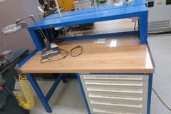 Machines Used | Stanley Vidmar Cabinet Base Work Bench with Maple Top ...
