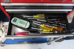 Machines Used | Metro Cart with Craftsman 4-Drawer Tool Box and ...