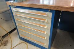 Machines Used | Stanley Vidmar Cabinet Base Work Bench with Maple Top ...