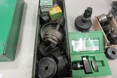 Machines Used | Assorted Greenlee Punches Including (1) Subminiture ...
