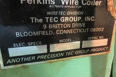 Machines Used | Perkins IS Wire Coiler with Cabinet Base