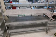 Machines Used | Metro 4-Tier Rolling Wire Rack