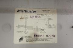 Machines Used | MistBuster Compact Air Cleaner Units, 3 Pcs 110V