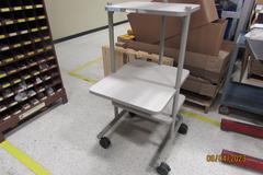 Machines Used | Portable Work Station, 3 Adjustable Height Formica Shelves