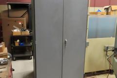 Machines Used | 2-Door Metal Portable Cabinet with Contents of Grinding ...