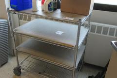 Machines Used | Metro Rolling Wire Rack with (4) Tiers