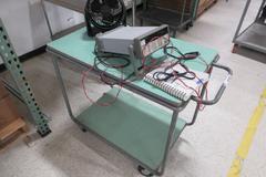 Machines Used | Metal Frame Cart with Laminate Shelves