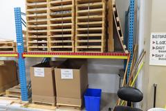 Machines Used | (2) Sections of Teardrop Pallet Racking Consisting of ...
