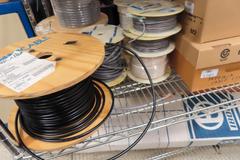 Machines Used | Metro 4-Tier Rolling Wire Rack with Wire and Misc Contents