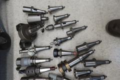 Machines Used | NST-40 Taper Tool Holders on Cart with Tool Caddy ...