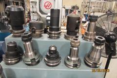 Machines Used | CAT40 Tool Holders with Metal Tool Holder Rack (20)