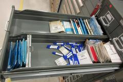 Machines Used | Large Assortment of Perishable Tooling with Cabinet ...