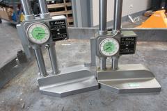 Machines Used | Mitutoyo 0-24" Dual Beam Dial Height Gages with Digit ...