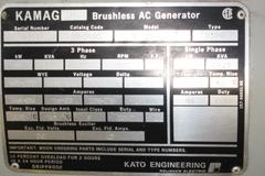 Machines Used | Kato Engineering 50hz Generator