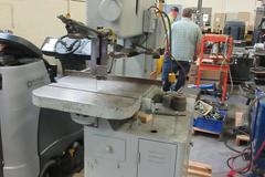 Machines Used | Grob NS18 Vertical Band Saw with Blade Welder/Grinder