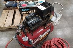 Machines Used | Coleman Powermate Handyman 4HP Air Compressor with 11-Gallon Tank