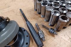 Machines Used | 5C Collets, Assorted, with Collet Stops and Spindle Covers