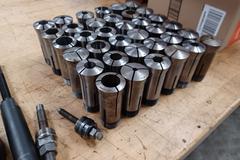 Machines Used | 5C Collets, Assorted, with Collet Stops and Spindle Covers