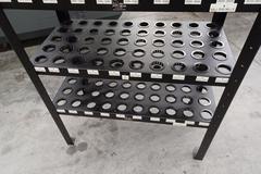 Machines Used | Big Bear Cat 40 Tool Holder Rack with 200 Positions.