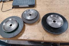Machines Used | (3) Grinding Wheel Hubs for Myford Grinder with Wheels