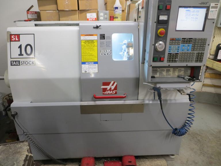 Haas SL-10 CNC Turning Center with 32-Bit CNC Control, 12-Station ...