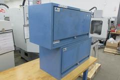 Machines Used | (2) Lista Wall Mount Over Desk Storage Cabinets