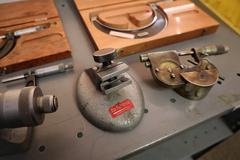 Machines Used | Micrometer and Micrometer Clamps, Starrett 1-2" , 2-3 ...