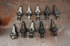 Machines Used | BT35 (10) Tool Holders w 9 ER16 Collet Holders, 1 Shell ...