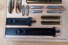 Machines Used | Fowler Gage Block Accessory Set with Wooden case