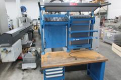 Machines Used | Rosseau Work Table Station, 5 Drawers, Rear Shelving ...