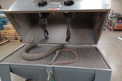 Machines Used | Trinco Dry Blast 48X24SL/BP Blasting Cabinet with BP2 ...