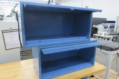 Machines Used | (2) Lista Wall Mount Over Desk Storage Cabinets