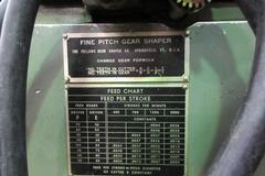Machines Used | Fellows 3GS Gear Shaper with Variable Speed Drive and ...