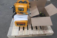 Machines Used | Harrington 3 Ton Electric Hoist with Pendant and Power ...