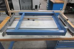 Machines Used | Lista Work Table, 7 Drawers, Wooden Top, Over Head ...